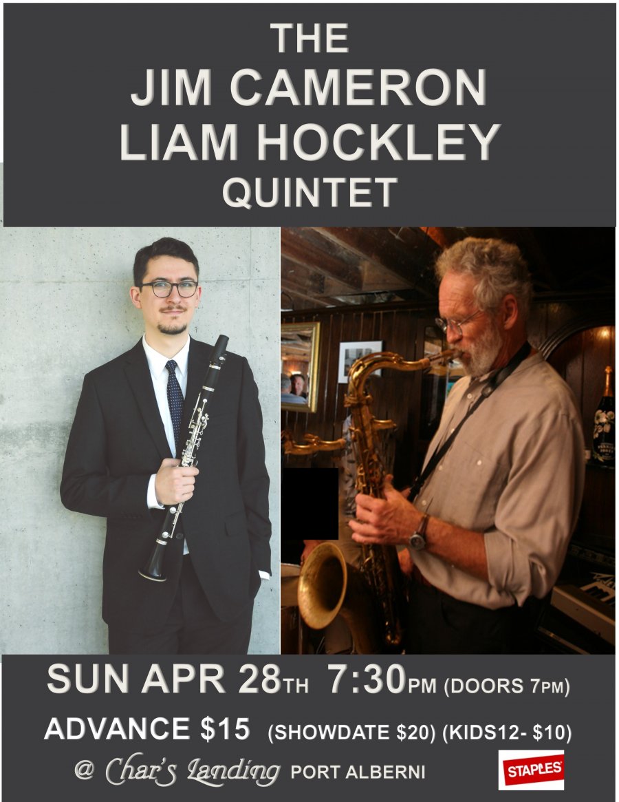 The Jim Cameron / Liam Hockley Quintet | Alberni.ca